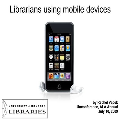 Librarians Using Mobile Devices | PPT