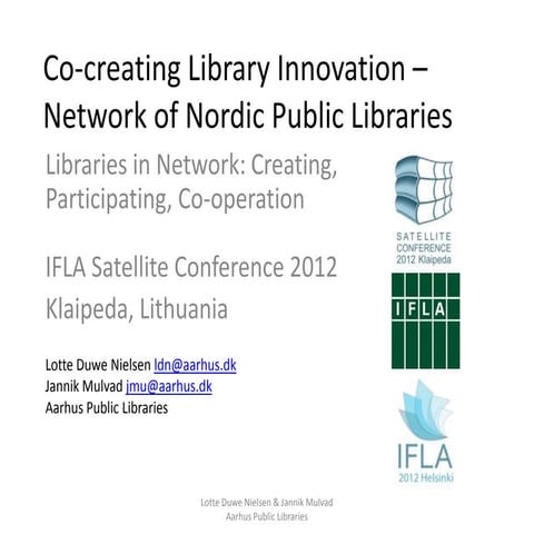 Libraries in network | PPTX