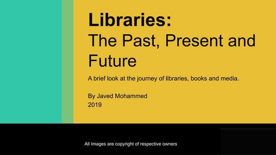 Sections of the library | PPT