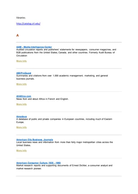 using Mergent for SWOT analyses | PPT