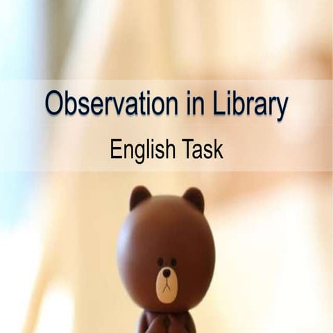 Library's Description - English Task | PPTX