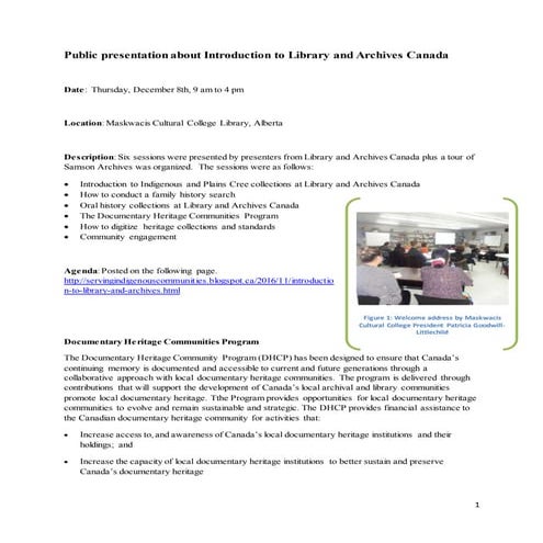 Introduction to Library & Archives Canada | DOCX