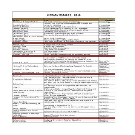 Library catalog 6 | PDF