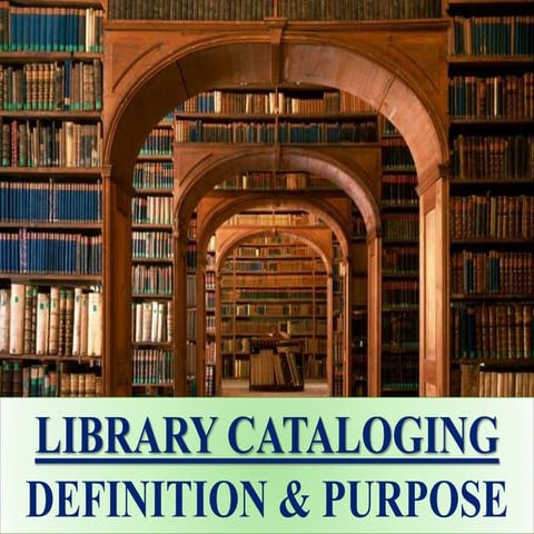 What Is Cataloging?