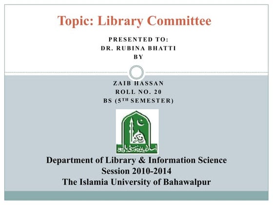 A Report on College Library. | DOCX