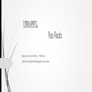 Library fun facts | PPTX