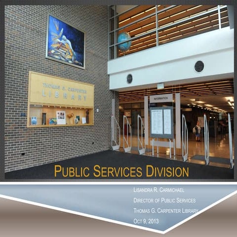 UNF Library Leadership Council Presentation_10092013 | PPT