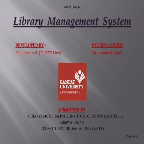 Library management system | PDF