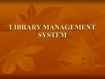 ER-Diagram Library System | PPT