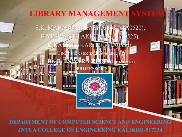 Library management system | PDF | Operating Systems | Computer Software ...
