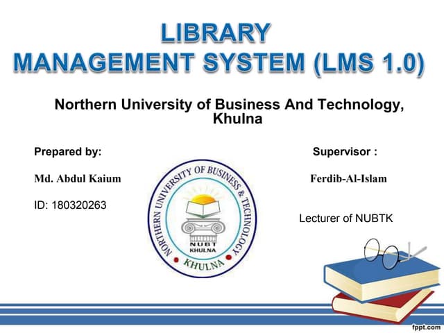 Project proposal of Library Management System. | PDF