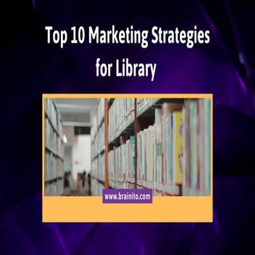 Marketing Strategies For Library | PDF