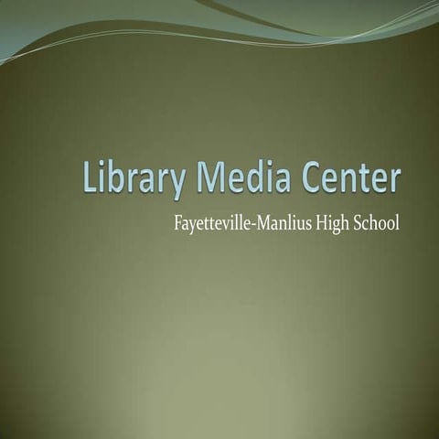 Library media center album | PPTX