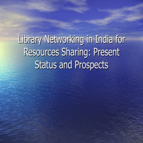 Librarynetworking | PPT