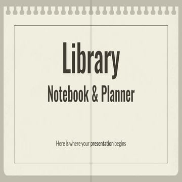 Library Notebook & Planner by Slidesgo.pptx