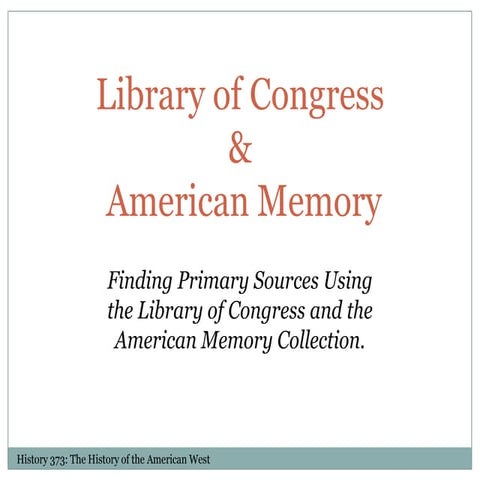 Library of Congress | PPTX