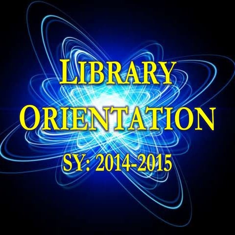 Know your library | PPT