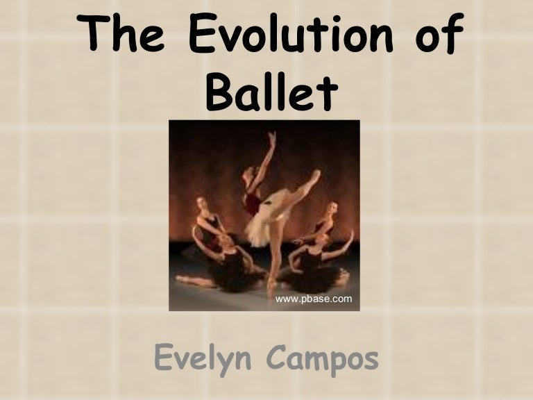 The Evolution of Dance