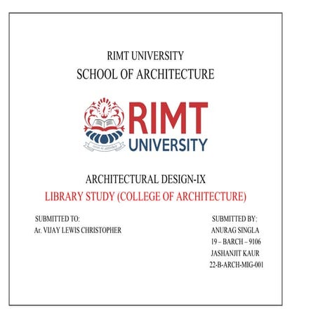 LITERATURE STUDY OF COLLEGE OF ARCHITECTURE | PDF