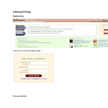 LibraryThing | PDF