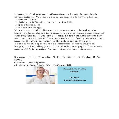 Library to find research information on homicide and death investiga.docx