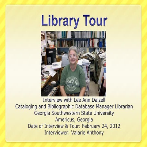 Library Tour Assignment | PPTX