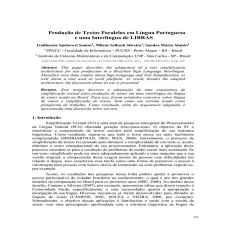 Libras interlíngua | PDF