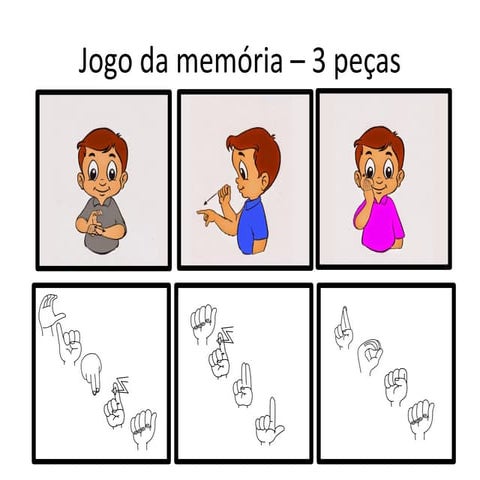 Libras Jogo da memória em LIBRAS Memoria | PDF