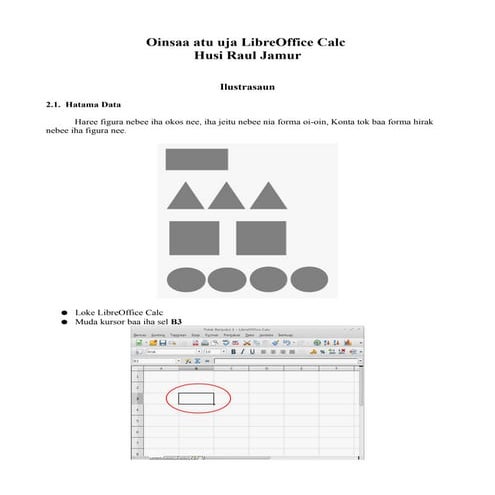 Modul Libre office calc | PDF