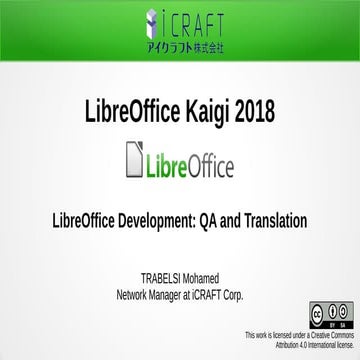 LibreOffice Development: QA and Translation | PPT