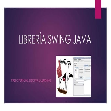 Librería swing java | PPSX