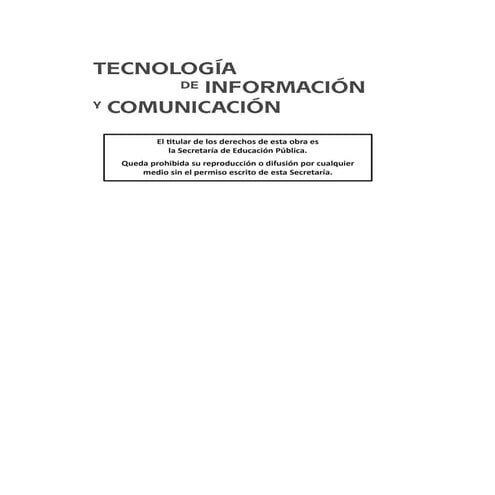 Libro tecnologia de informacion y comunicacion | PDF
