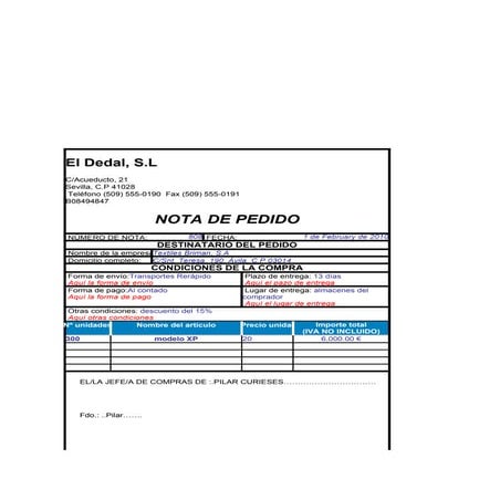 Nota De Transporte | PDF