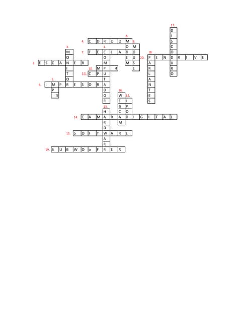 Crucigrama(1) | PDF