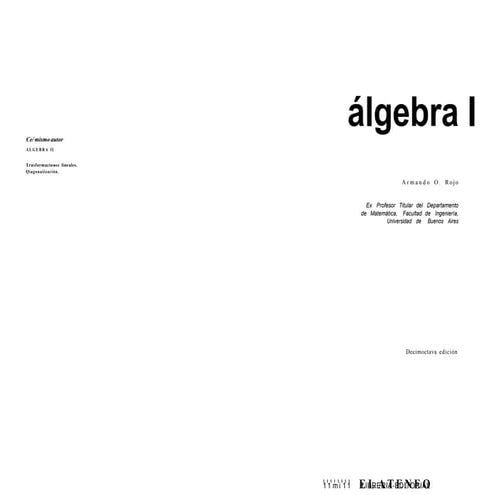Libro de Algebra I (Matemática discreta) Armando Rojo.pdf