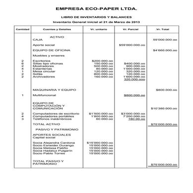 Libro de inventarios y balances | PDF | Technology & Computing