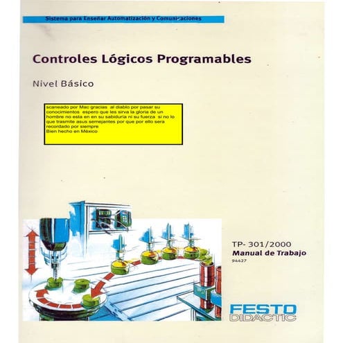 PLC y Electroneumática: Libro de PLC nivel básico manual de Festo de ...