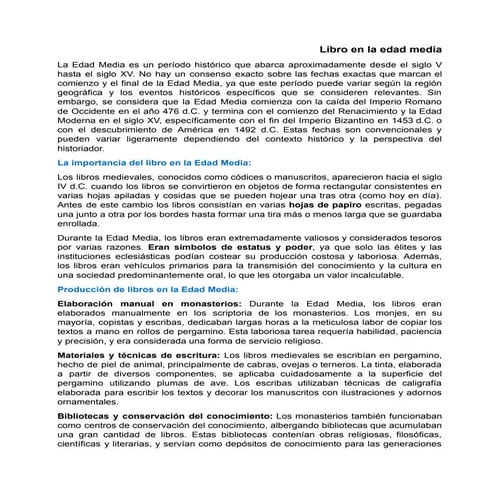 Libro en la edad media .medievallespdf | PDF