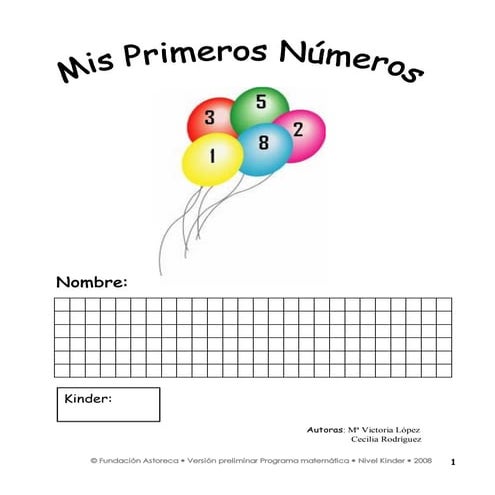 Libro mis primeros números del 1 10 (matemáticas) | PDF