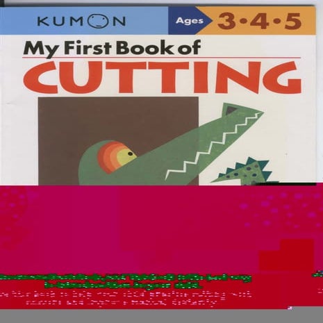 My First Book of Cutting Ages 3,4,5 | PDF