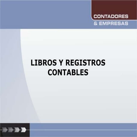 Libros y registros contables Exposición.ppt