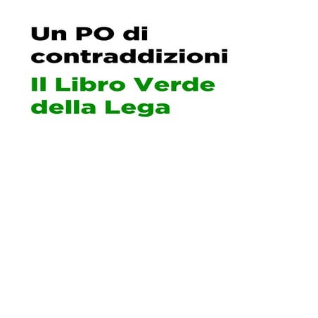 Libro Verde | PDF