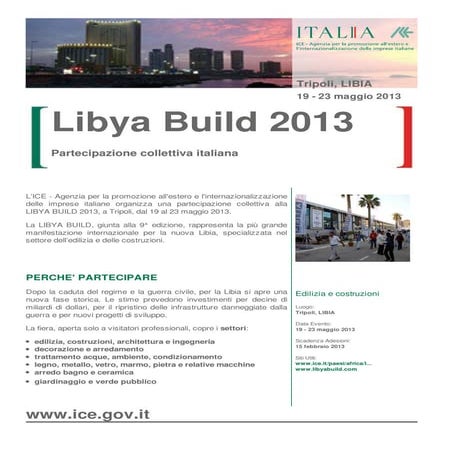 Libya Build 2013 | PDF
