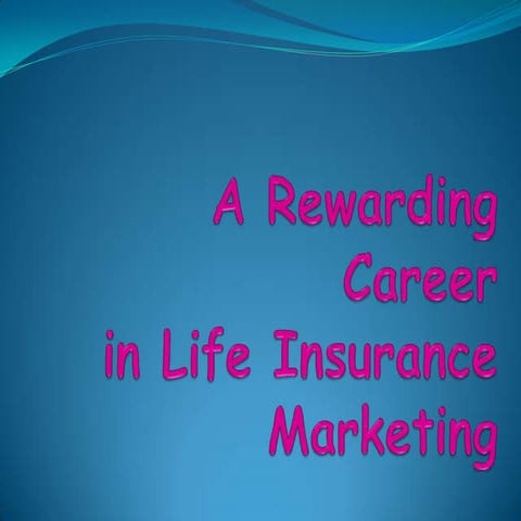 Lic+agency+your+career | PPTX | Life Insurance | Insurance