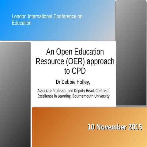 Professional development for teachers and educators | PPT