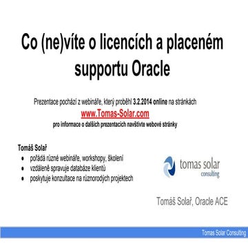Licence a support | PPT