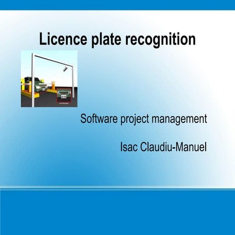 Licence plate recognition | ODP