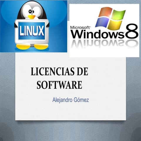 Licencias de software presentacion | PPTX