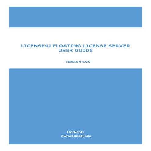 Floating License Server User Guide | PDF