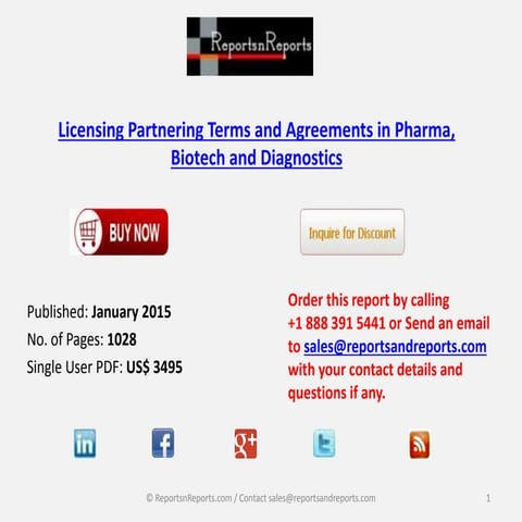Licensing partnering terms and agreements in pharma, biotech and ...